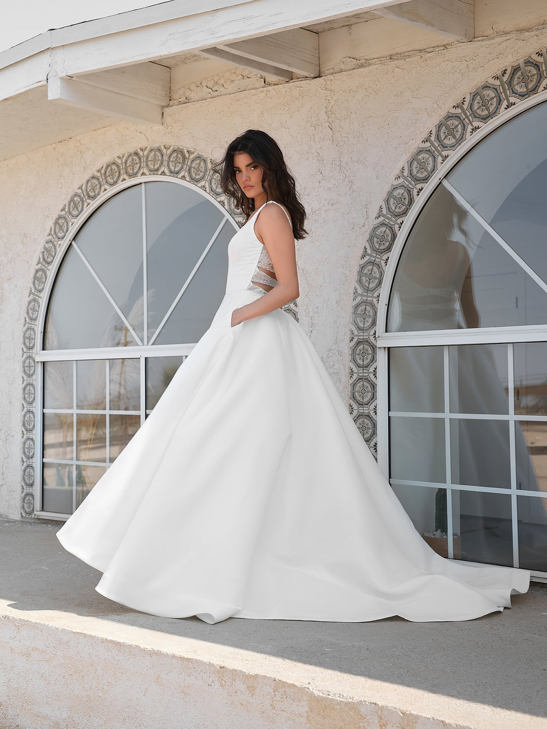 Elara Faille Wedding Dress | NOVA by Enaura – Nova by Enaura