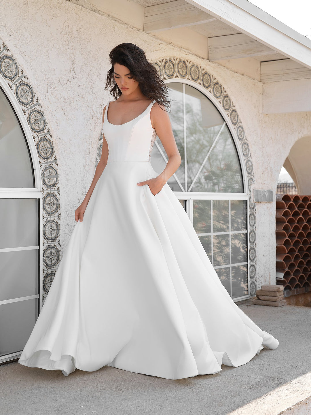 Elara Faille Wedding Dress | NOVA by Enaura – Nova by Enaura